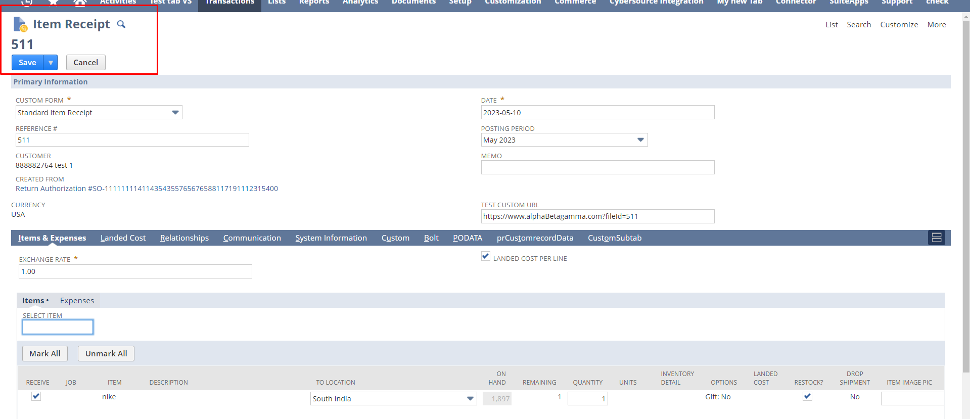 How to configure Auto RMA from Shopify to NetSuite using Robust NetSuite Integrator