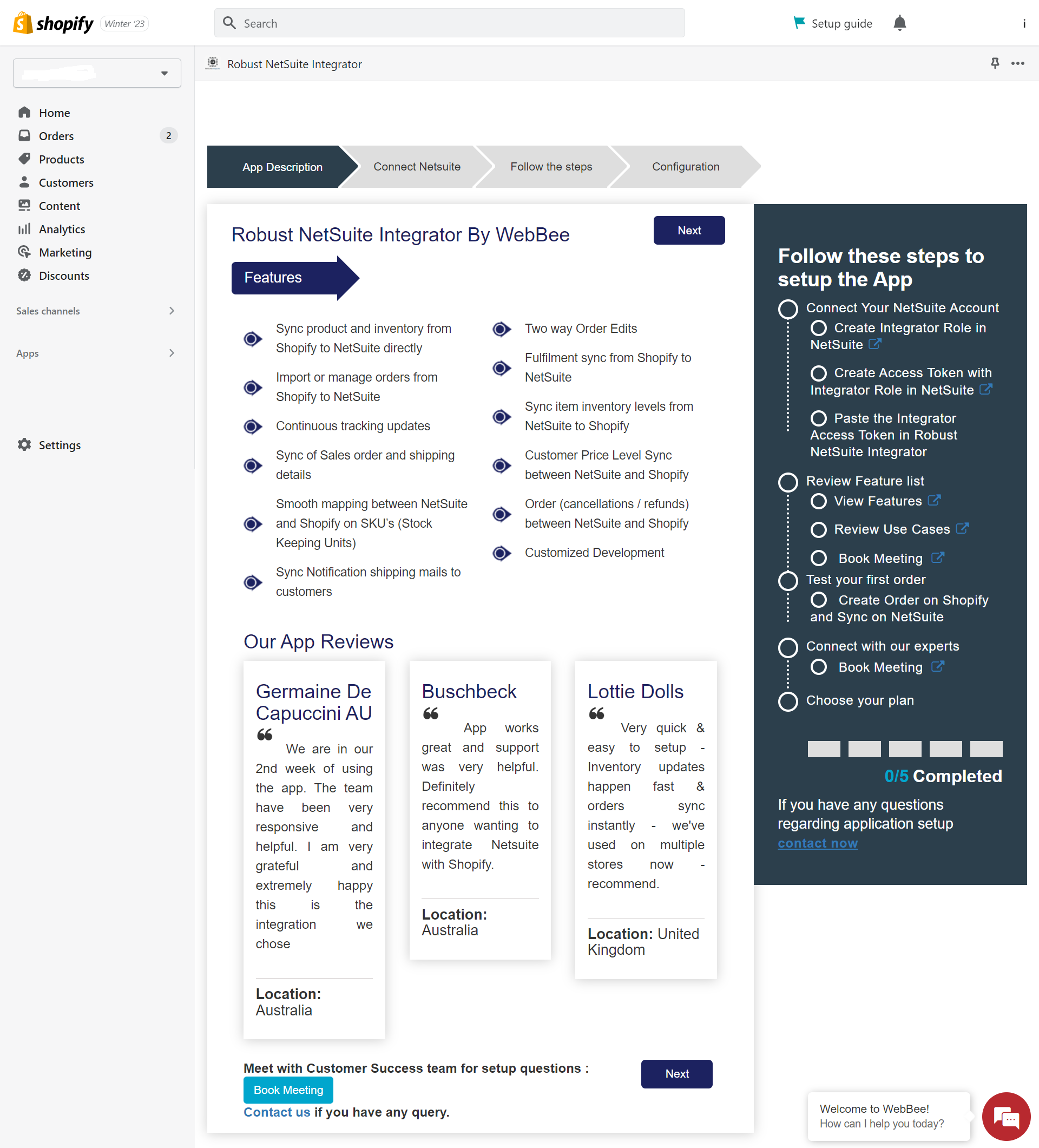Robust NetSuite Integrator: Step-by-Step Onboarding Overview