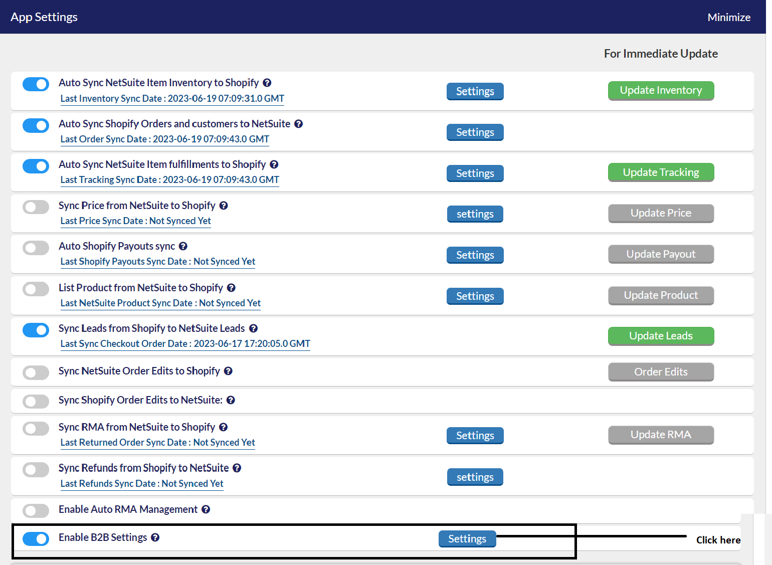B2B Functionality : Robust NetSuite Integrator
