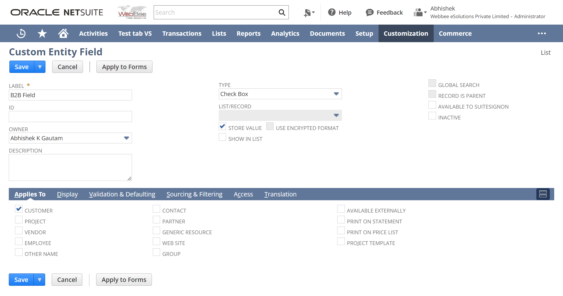 B2B Functionality : Robust NetSuite Integrator